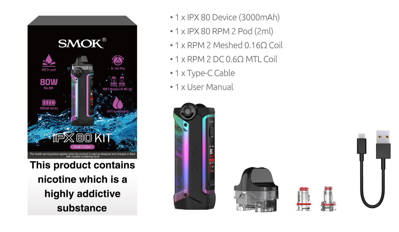 SMOK – IPX80 Kit – Vapour Monster
